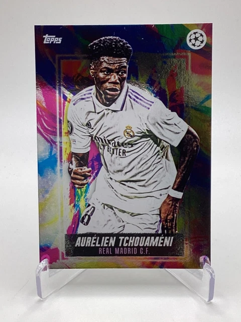 TOPPS JUDE BELLINGHAM Platinum Curated Set Aurelien Tchouameni Real ...