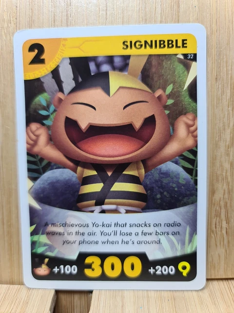 YO-KAI WATCH🏆SIGNIBBLE🏆TRADING CARD - FREE POST $4.00 - PicClick AU