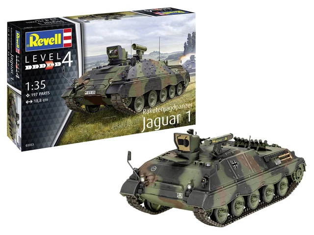 RAKETENJAGDPANZER JAGUAR 1 Tank 1:3 5 Plastique Model Kit Revell EUR 48 ...