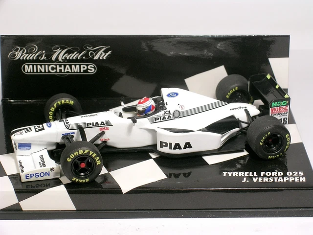 F1 TYRRELL FORD 025 #18 PIAA Jos Verstappen 1997 - Minichamps 1/43 EUR ...