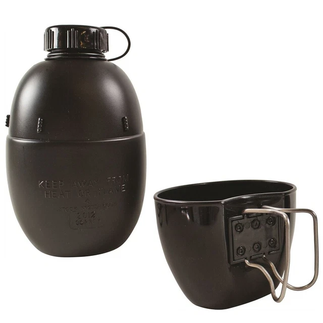 BRITISH ARMY OSPREY 58 PATTERN WATER BOTTLE & CUP – BCB - NATO uk issue ...