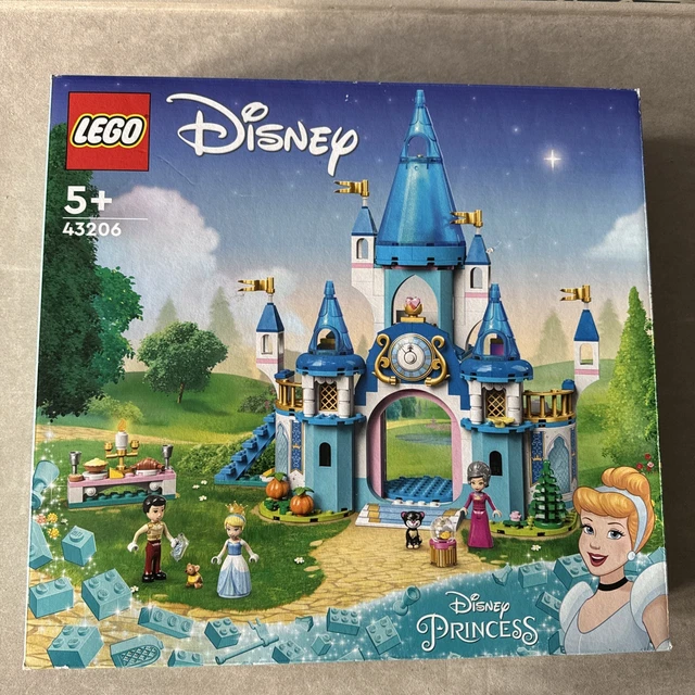 LEGO DISNEY PRINCESS: Cinderella and Prince Charming's Castle (43206 ...