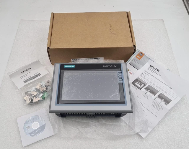 NEW - SIEMENS Simatic Hmi Touch 6Av2 124-0Gc01-0Ax0 Tp700 Comfort Panel ...