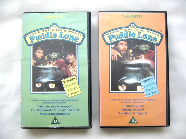 PUDDLE LANE 2X VINTAGE VHS TAPES VERY RARE £12.99 - PicClick UK