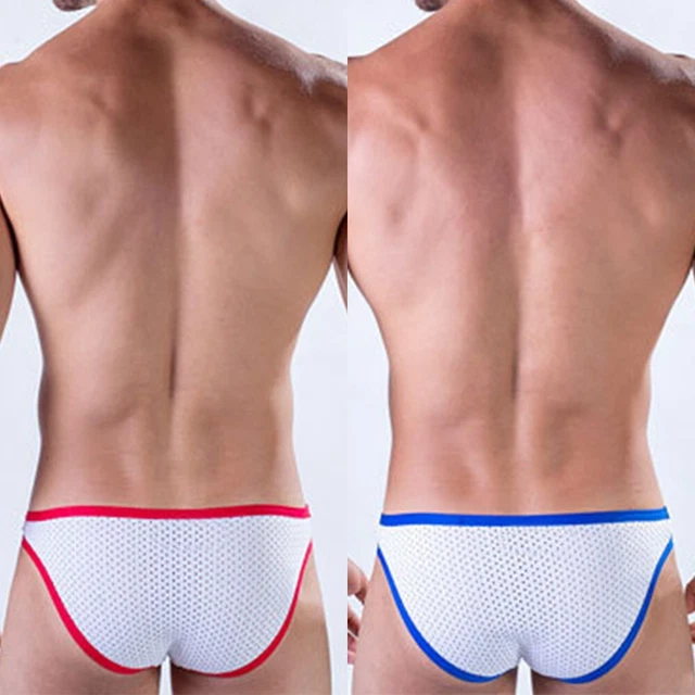 SOUS-V TEMENTS DE BIKINI respirants pour hommes en maille nylon U convexe slips $10.93 - PicClick CA