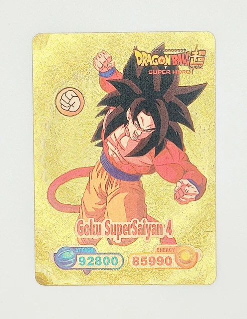 GOKU SSJ4 DRAGON Ball Z Card Dbz Dbgt Carte Carddass Prism Holo Foil 3D Manga EUR 4,50 - PicClick FR