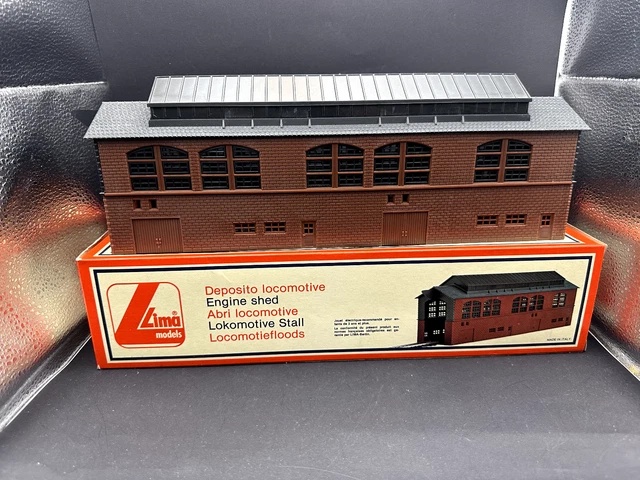 LIMA 600955 ENGINE Shed Boxed Vintage OO Gauge Plastic £24.99 - PicClick UK