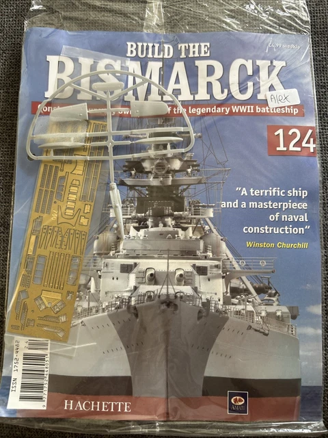 HACHETTE PARTWORKS BUILD the Battleship Model Bismarck Part 124 $18.00 ...