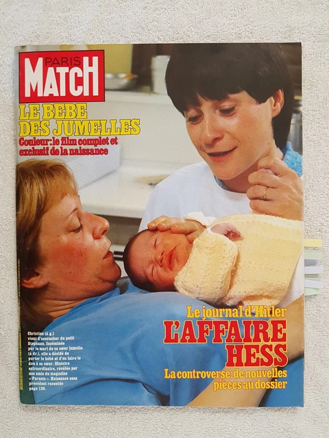 PARIS MATCH N°1772 13/5/83 Hitler Hess Beatles Miss Dena Al-Fassi Isadora Duncan EUR 3,50 ...