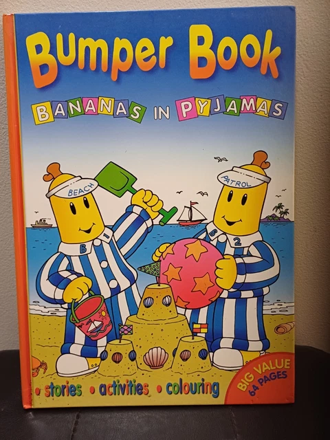 BANANAS IN PYJAMAS Bumper Book Stories Activity Colouring Book Vintage ...
