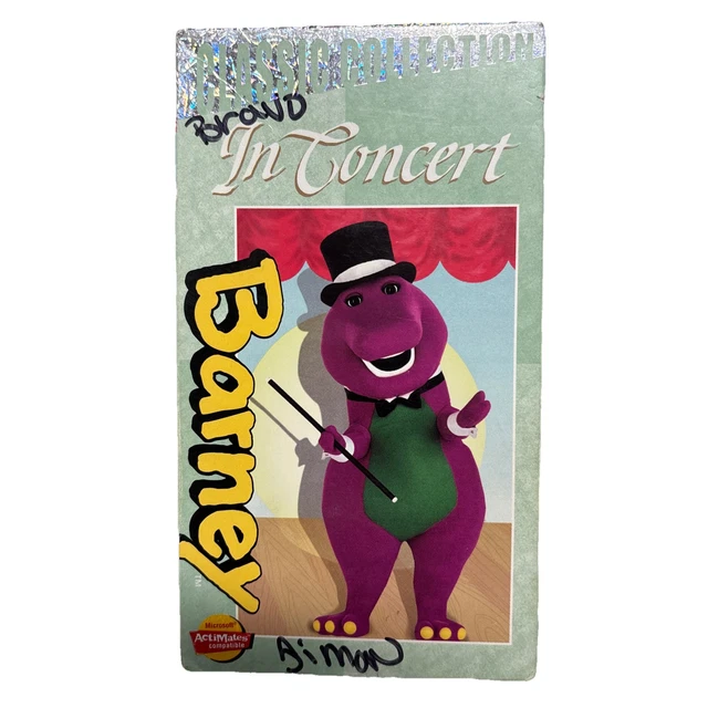 VINTAGE BARNEY CLASSIC Collection Barney in Concert VHS 1981 TESTED £14 ...