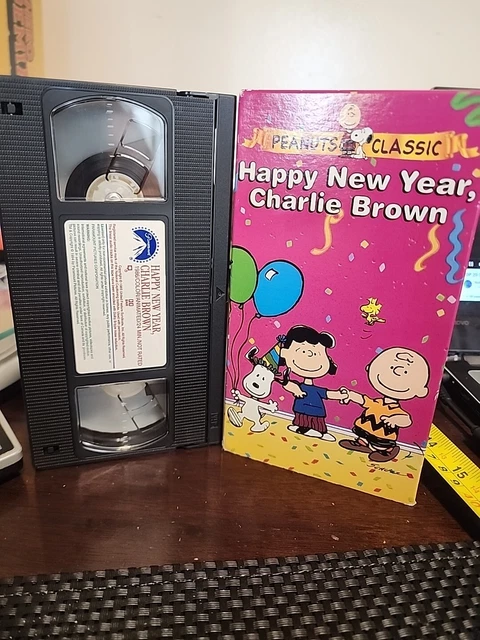 HAPPY NEW YEAR Charlie Brown VHS Used Movie VCR Video Tape Cartoon ...