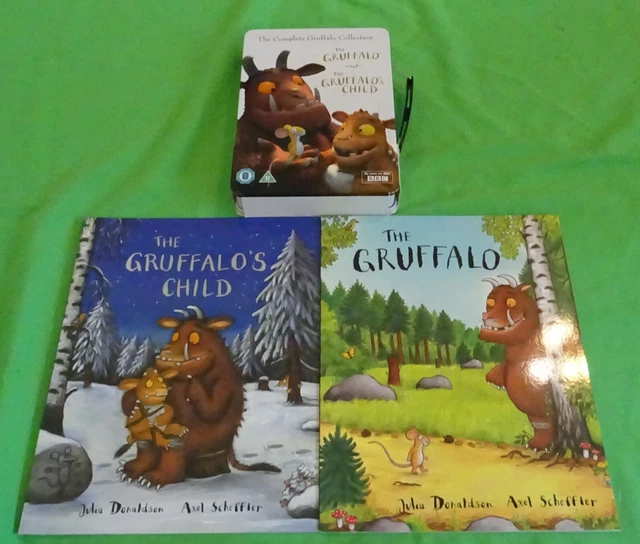 GRUFFALO & GRUFFALO CHILD BOX SET 2x DVD's In Tin PLUS BOTH BOOKS ...