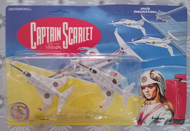 CAPTAIN SCARLET ANGEL Interceptor Jets. Vivid Imaginations £16.55 ...