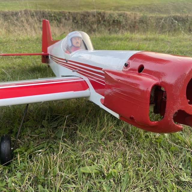 66” LOW WING Nitro RC Aeroplane Plane Aircraft Model Radio Control ...