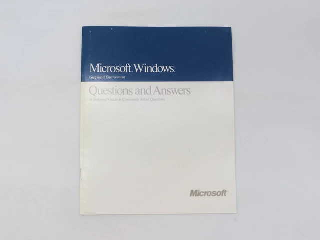 MICROSOFT WINDOWS GRAPHICAL Environment Questions & Answers Technical ...
