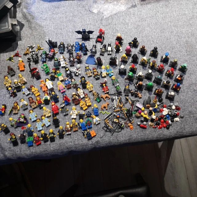 LEGO MINI FIGURES Bundle 70+ Figures With Extras £69.00 - PicClick UK