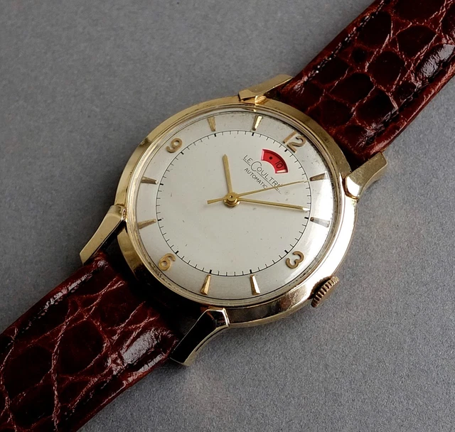 JAEGER LECOULTRE POWERMATIC 14K Solid Gold Automatic Gents Watch 1950 £ ...