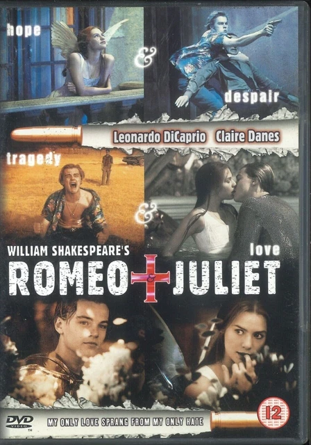 ROMEO + JULIET (2000) DVD, Leonardo Dicaprio, Claire Danes, John ...