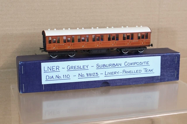 LAWRENCE SCALE MODELS RAINGER KIT BUILT LNER SUBURBAN COMPOSITE COACH ...