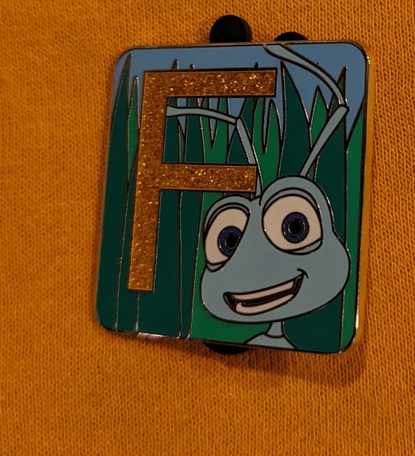 DISNEY PIXAR ALPHABET Letter F Flik A Bug's Life Limited Edition 400 ...