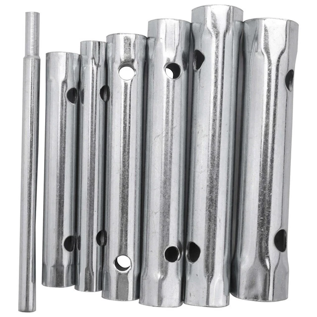 1X(6MM - 17MM Tubular Socket Wrench Set Plug Tube Hollow Socket Wrench ...