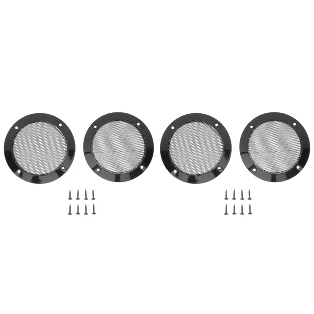 2 SETS SPEAKER Grille Decorative Metal Case Car Protective Circle £14. ...
