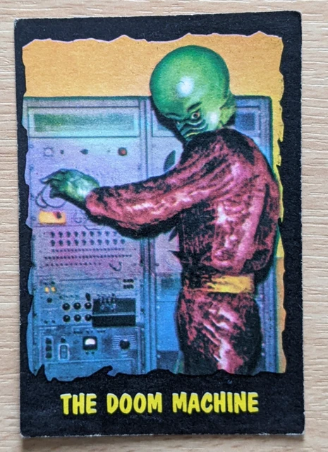BUBBLES TRADING GUM Cards - Outer Limits 1964 #27 The Doom Machine £2. ...