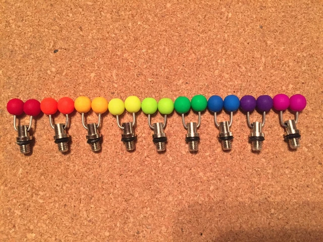 3 HANGERS INDICATOR Ball Line Clips Solar Matrix Fit Bobbins Danglers ...