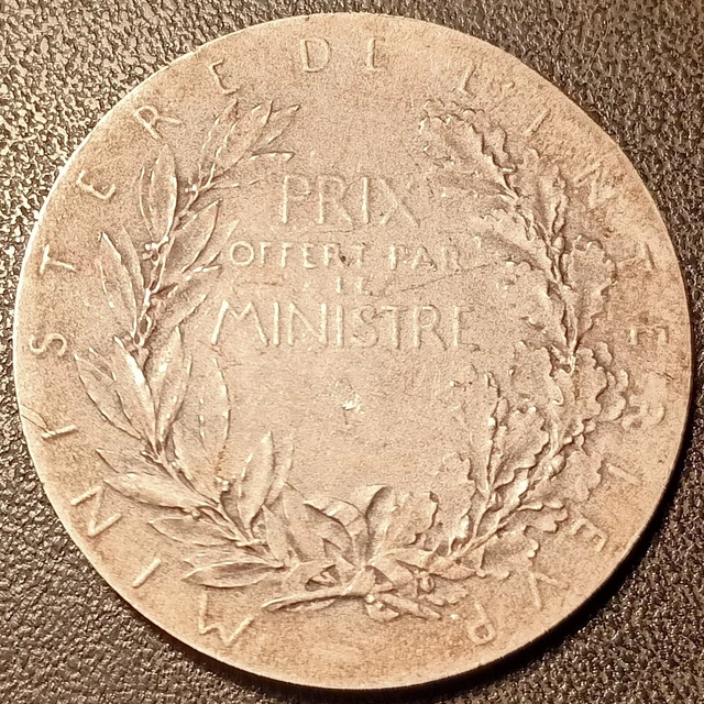 MÉDAILLE MINISTÈRE DE l'intérieur, Marianne casquée & cuirassée par O ...