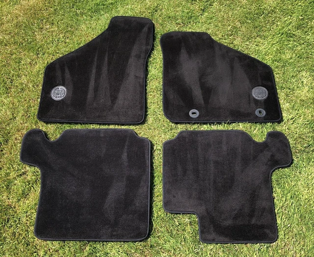CLASSIC ROVER MINI Cooper Mpi Black Floor Mats, Embossed Branded ...