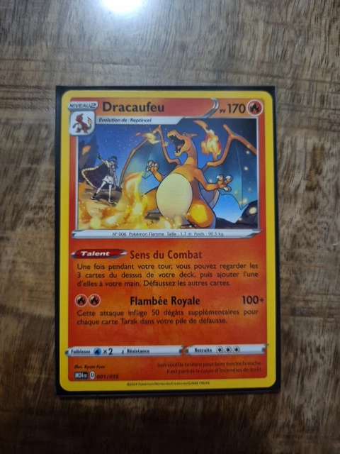 CARTE POKEMON DRACAUFEU 001/015 - McDonald’s 2024 FR EUR 2,50 - PicClick FR