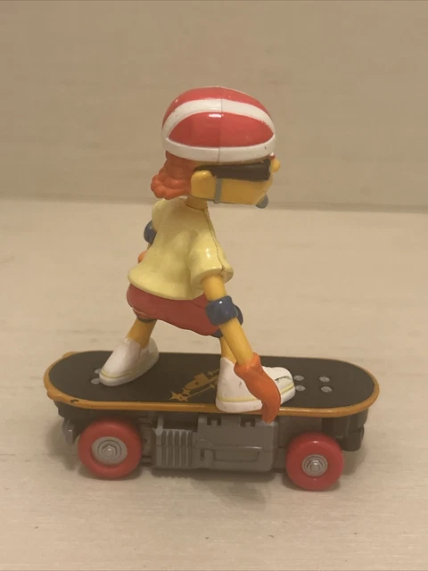 NICKELODEON ROCKET POWER Rev-Ups Otto Rocket 2001 Mattel Skateboard ...