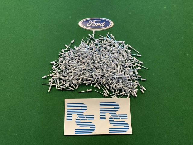 * 15 X Ford Escort Rs Turbo White Bodykit Body Kit Rivets * £5.99 ...