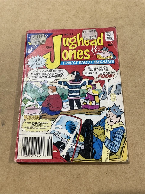 VINTAGE COMIC BOOK Cartoon Archie Jughead Jones Digest Magazine Mancave ...
