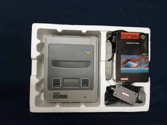 CONSOLE SUPER NES (pal) control deck SNSP 001a(frg) con scatola SUPER ...