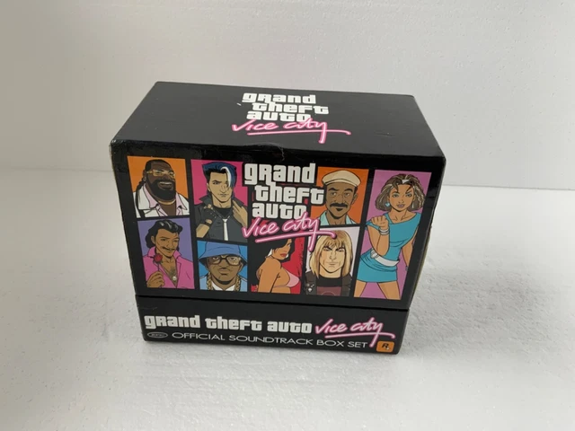 GRAND THEFT AUTO GTA Vice City Official Soundtrack CD Box Set MINT £120 ...