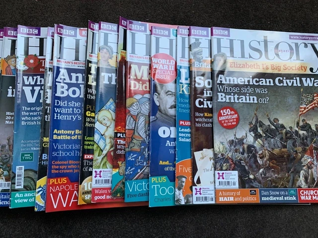 BBC HISTORY MAGAZINE 2010-2018 Selection- Choose Your Magazine £1.50 ...