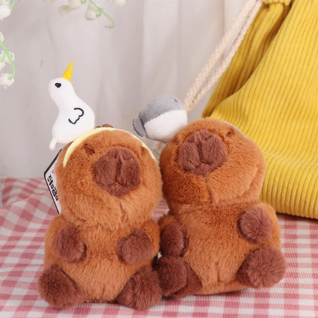 CLOTH DOLL SIMULATION Capibara Keychain Capybara Capybara Plush Toy ...
