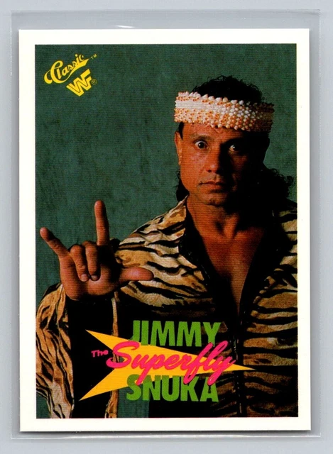 JIMMY SUPERFLY SNUKA 1990 Classic WWF #69 WCW WWE HOF AEW TNA EUR 2,22 ...