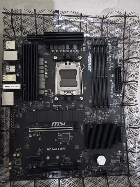 MSI PRO B650-S WIFI Motherboard, ATX - Supports AMD Ryzen 9000/8000 ...