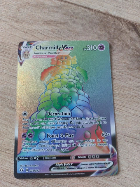 CARTE POKEMON RAINBOW Charmilly Vmax 73/72 Destinées Radieuses EUR 14 ...