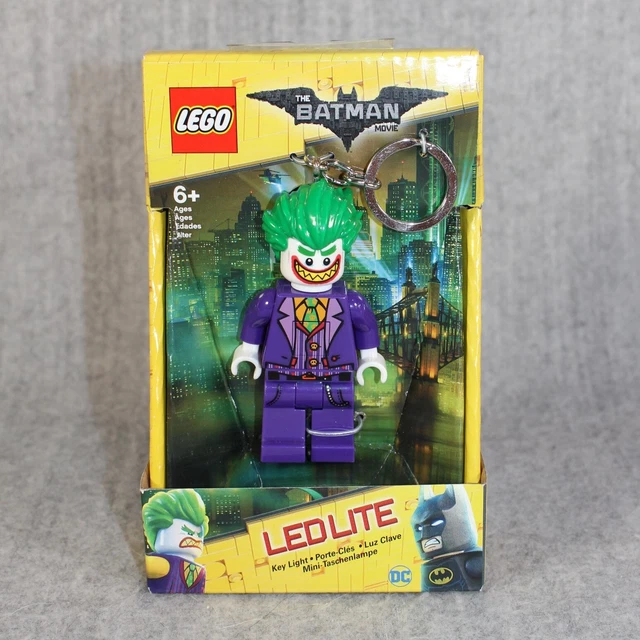 LEGO LED LITE The Batman Movie Joker Minifigure Portachiavi Luce ...