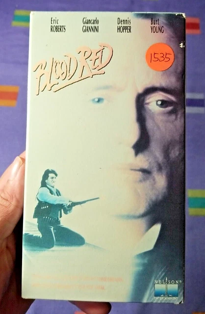 BLOOD RED (VHS movie 1990) Eric Roberts, Dennis Hopper video store ...
