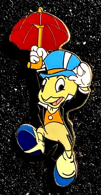 DISNEY WDW 2008 Jiminy Cricket Floating With An Umbrella Pinocchio Pin ...