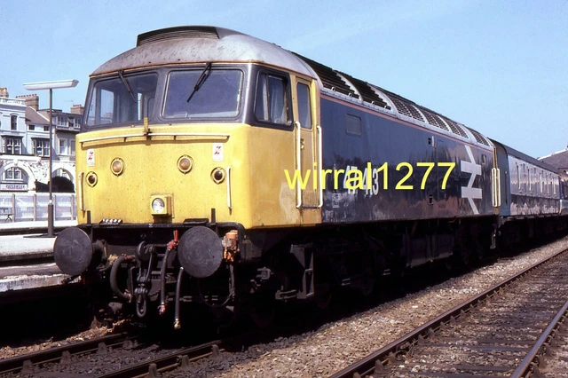 6X4 COLOUR RAILWAY photograph Class 47 47413 at Scarborough £1.00 ...