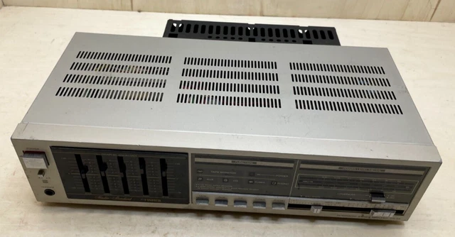 VINTAGE FISHER CA-58 Stereo Integrated Amplifier Silver Corded R/L ...