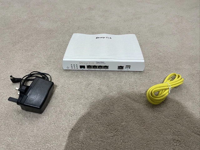 Draytek Vigor 2862 Adsl Vdsl2 Firewall Router White Vpn Bt Broadband