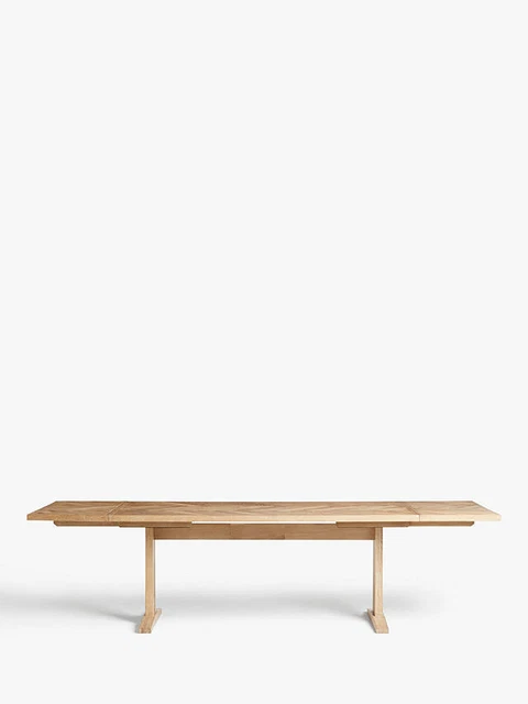 JOHN LEWIS ESTATE 6-10 Seater Extending Dining Table, Natural RRP £999 ...