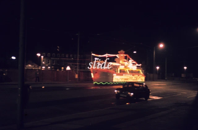 BLACKPOOL FRIGATE TRAM 736 Fleetwood Ferry 1985 Original Slide ...